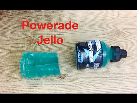 How to make powerade jello bottle easy DIY - YouTube