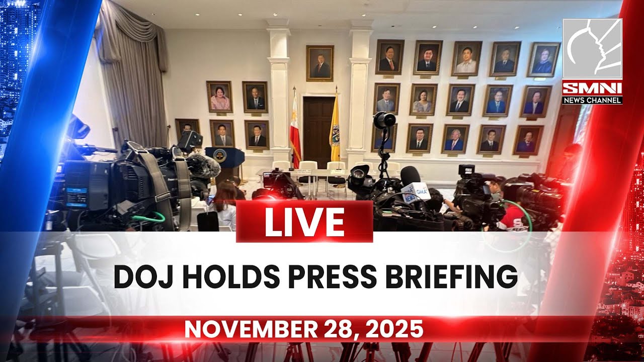 LIVE: DOJ holds press briefing | November 28, 2025 - YouTube