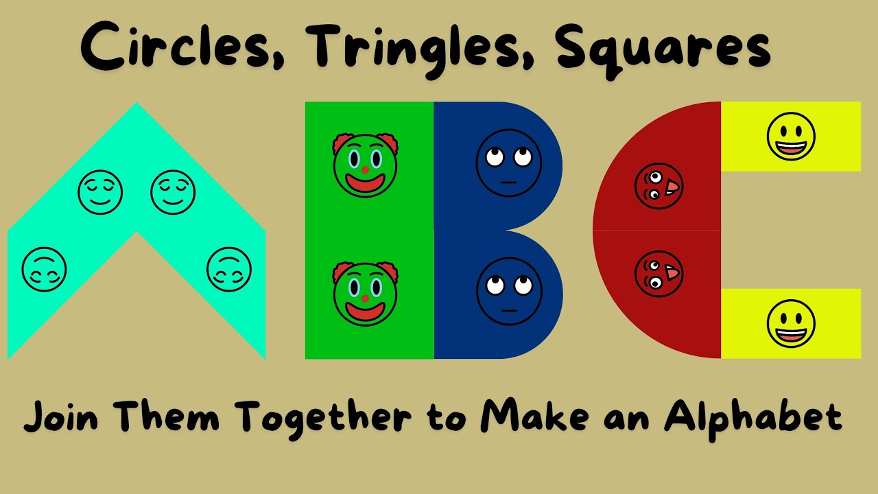 Circle, semi circle, triangle & rectangle When we put them together ...