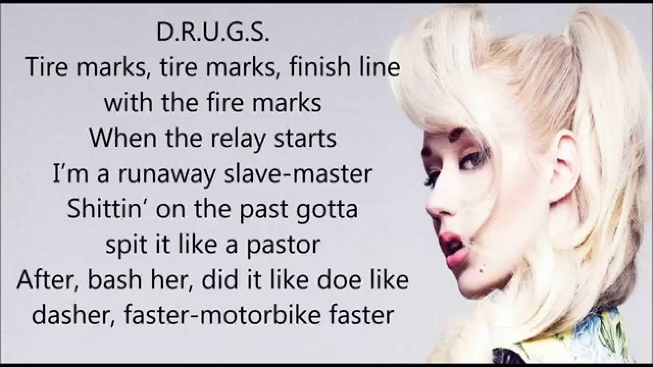 Iggy Azalea - D.R.U.G.S. ft. YG Lyrics HD - YouTube