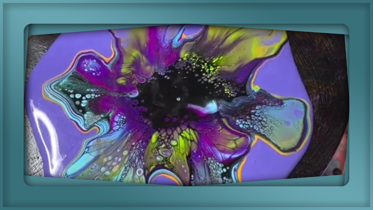 Fluid Art Blooms: Creating Beautiful Pieces Of Art With Fluid Movements ...