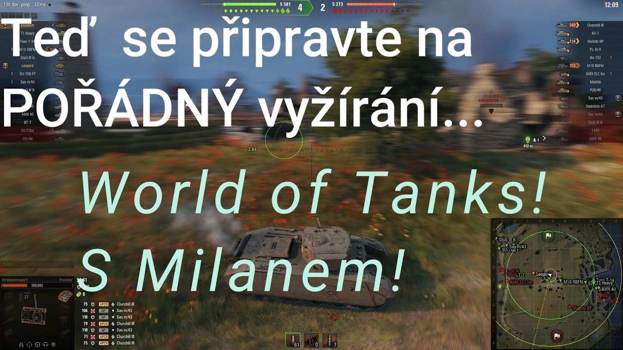 World of Tanks s Milanem! #wargaming_net - YouTube