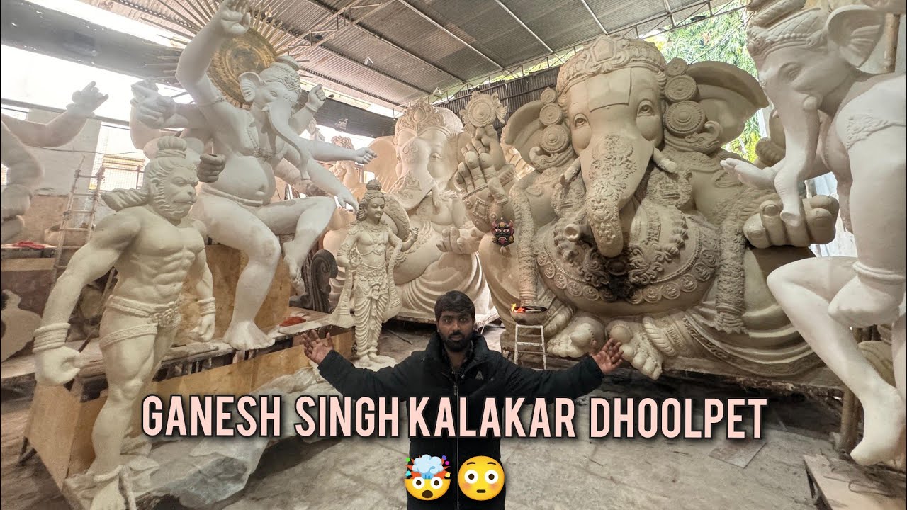 ganesh singh kalakar 2024 EP.3/ famous idols making in dhoolpet ...