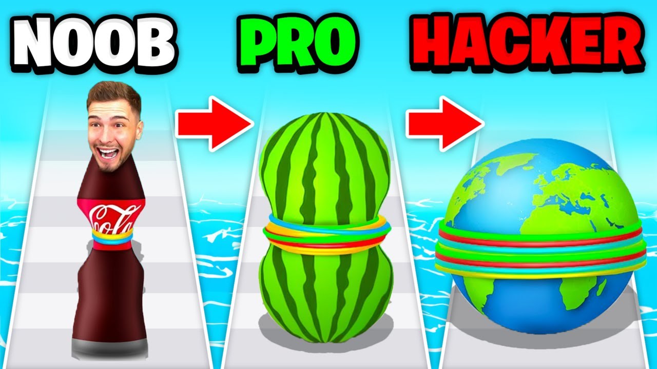 NOOB vs. PRO vs. HACKER in FLEXY RING! - YouTube