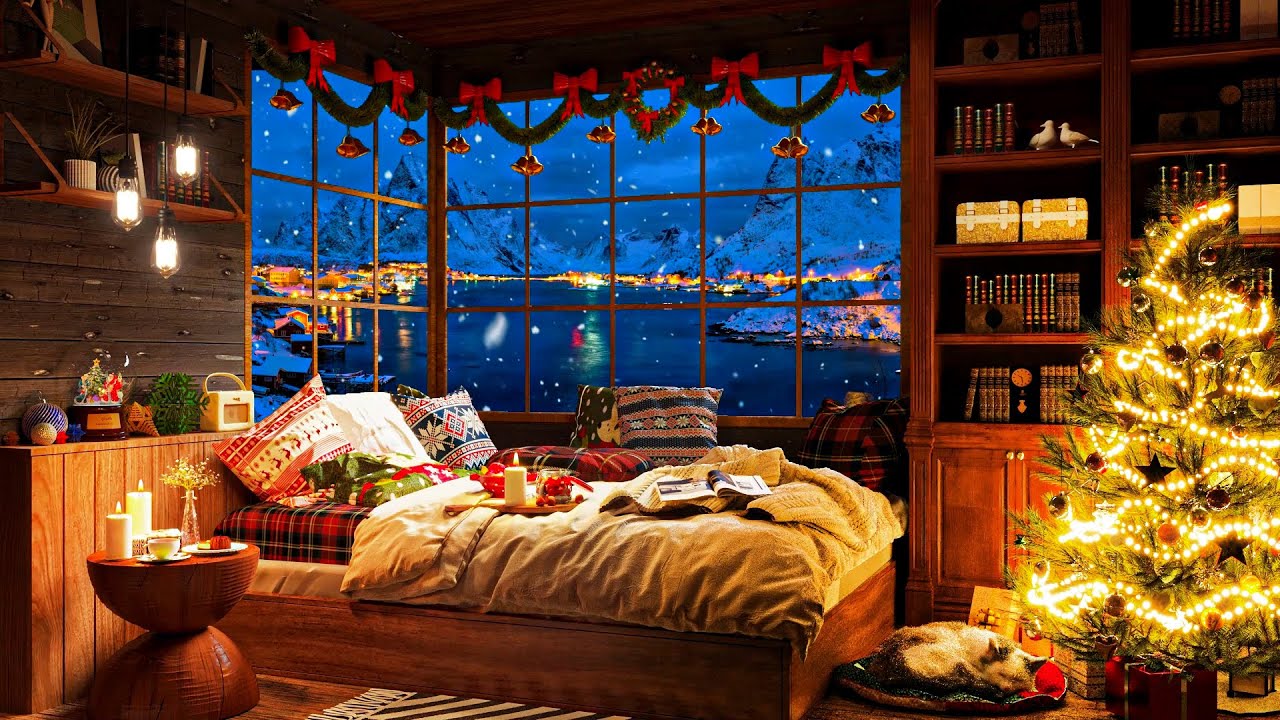 Relaxing Christmas Carol Music 🎁 Quiet and Comfortable Instrumental ...