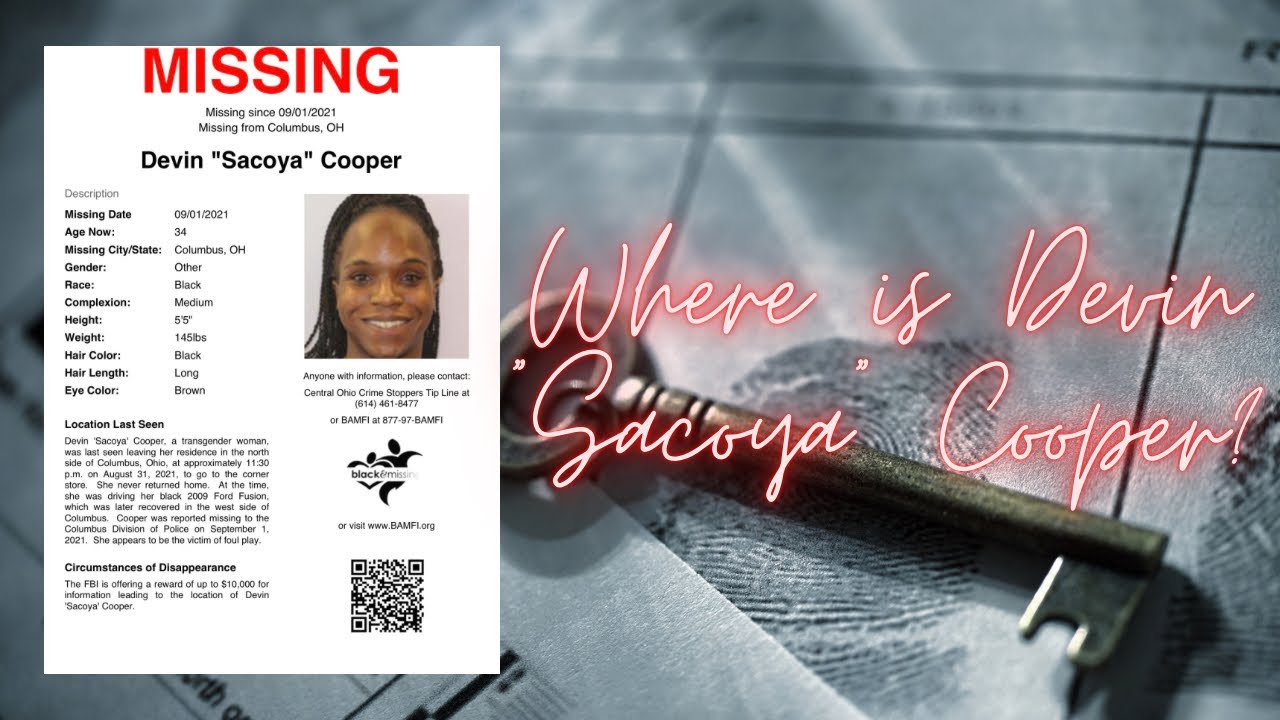 Where is Devin "Sacoya" Cooper (Missing Person) - YouTube