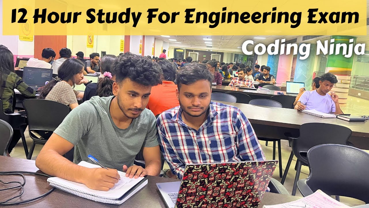 12 hour study for Engineering Exam | CSE Student | LPU Hostel Life | Coding Ninja | LPUNEST ...