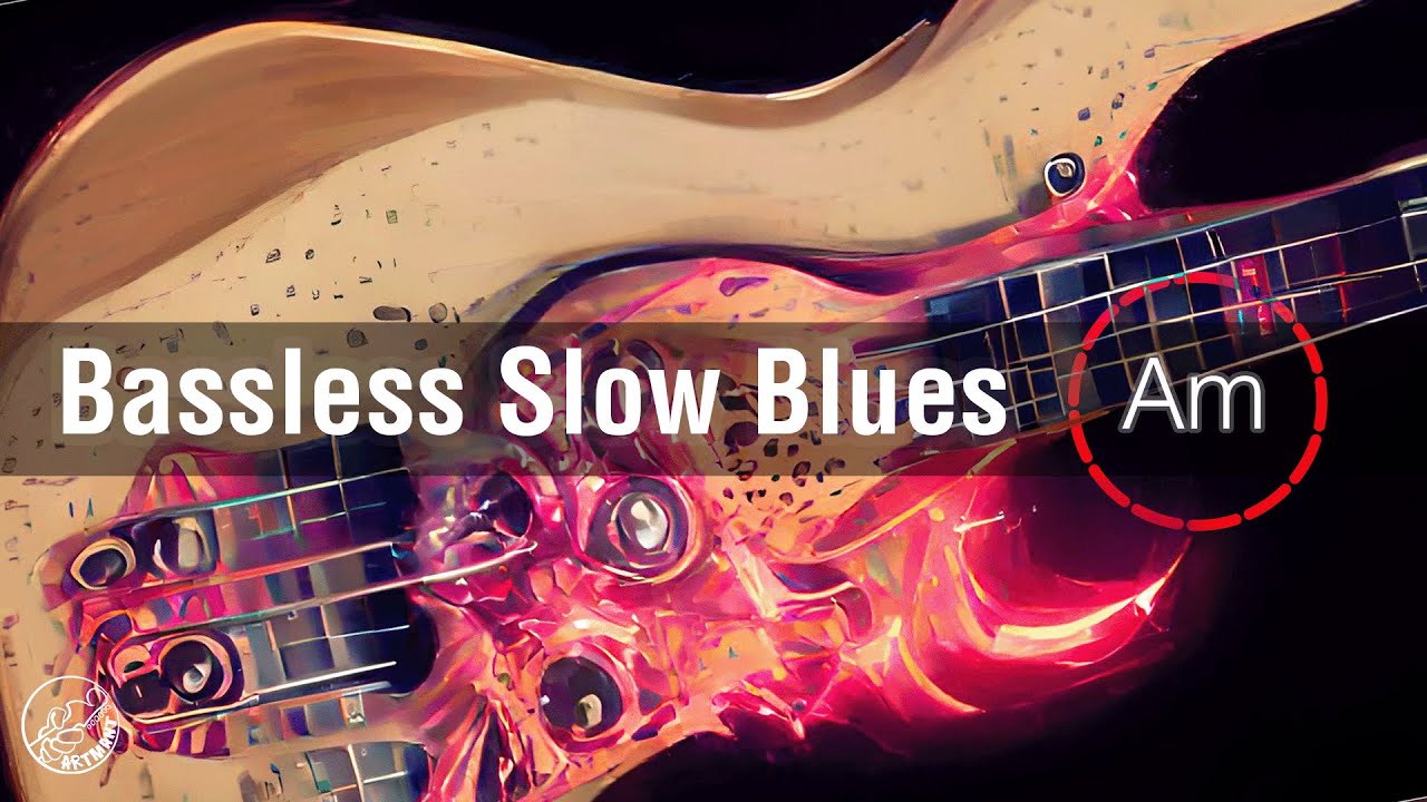 Bassless Slow Smooth Blues Backing Track in A - YouTube