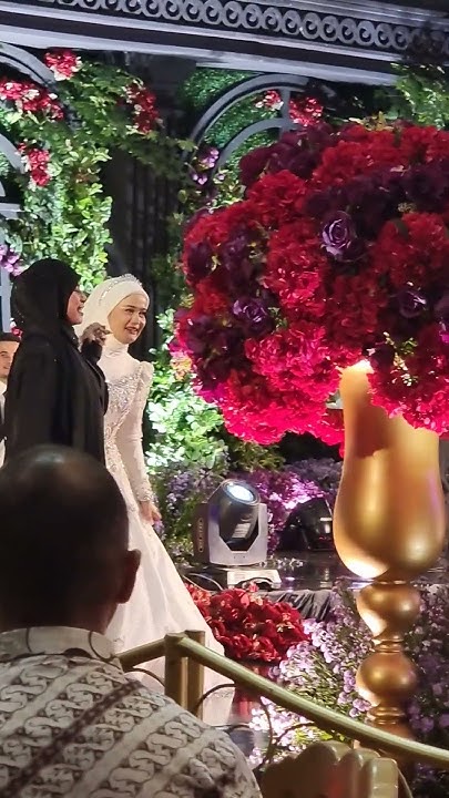 tamu vip dikawinan icha dan ali - YouTube