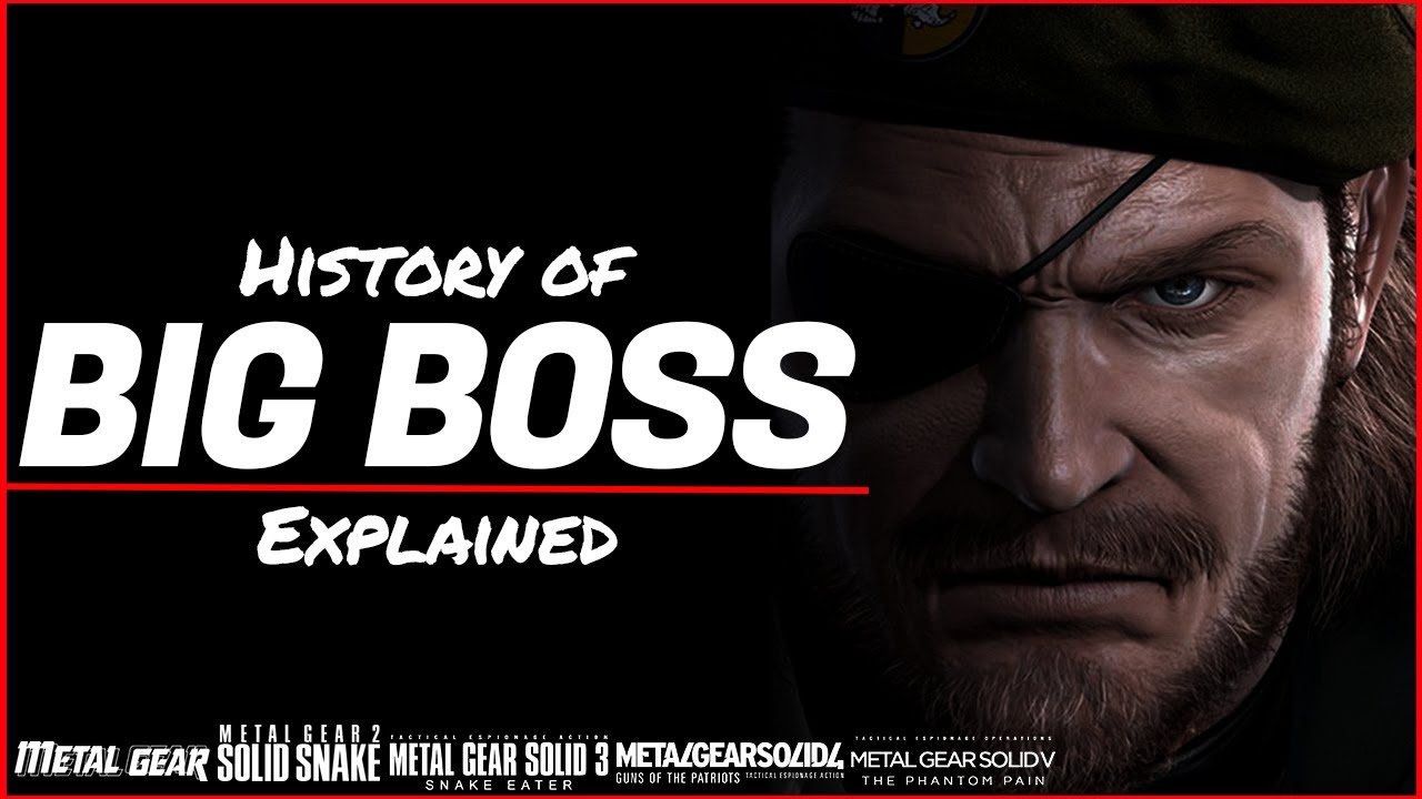 Metal Gear Solid | Big Boss Explained - YouTube