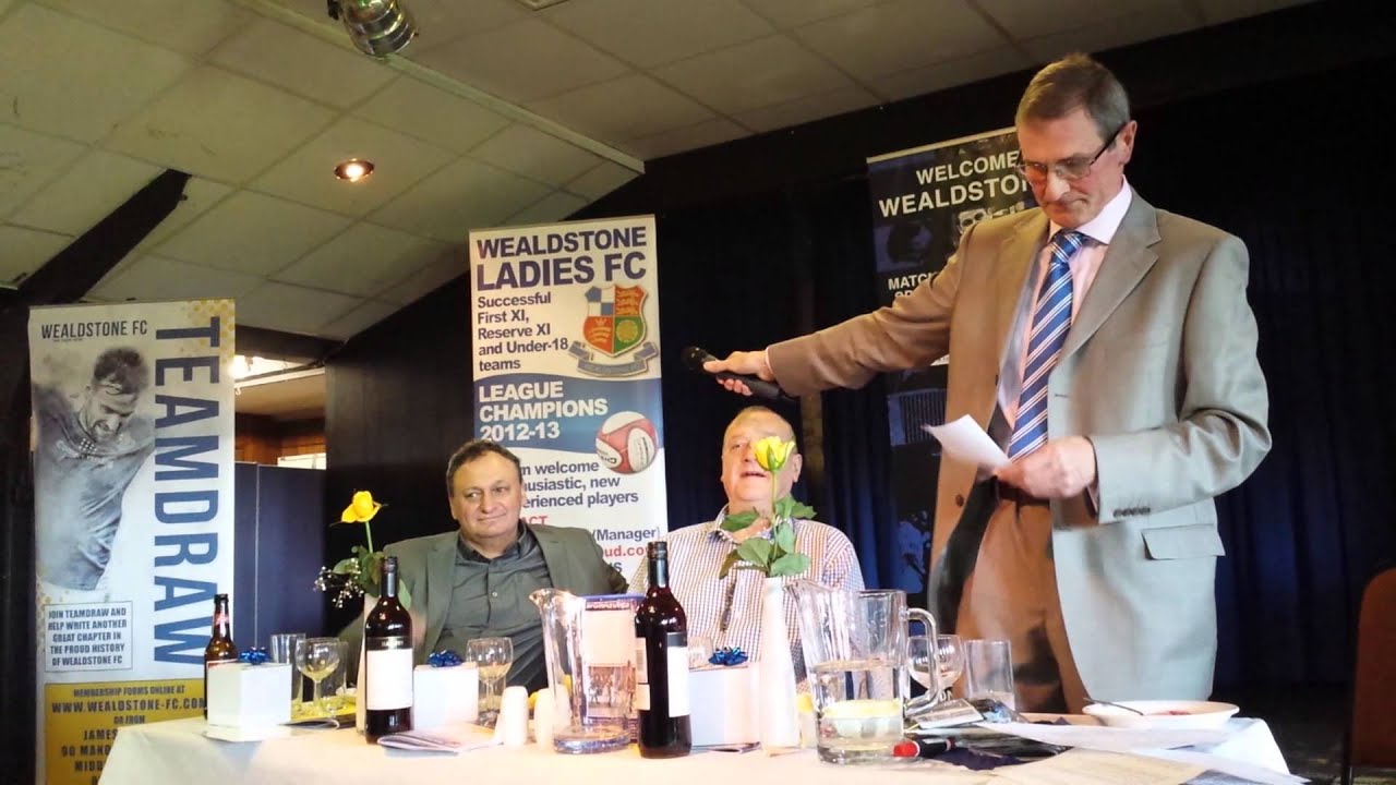 Wealdstone FC Legend George Duck Sporting Lunch Speech - YouTube