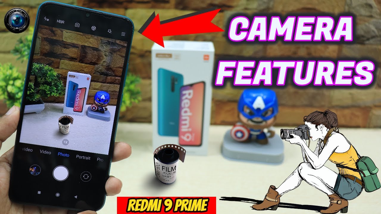 Redmi 9 Prime Full Camera Features 📸 - YouTube