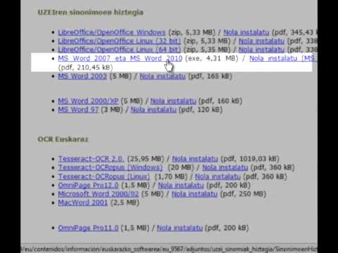 Xuxen; Uzei eta Elhuyar hiztegien pluginak