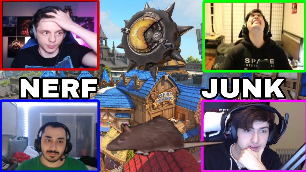 Streamers Rage At My Junkrat (With Reactions) - YouTube