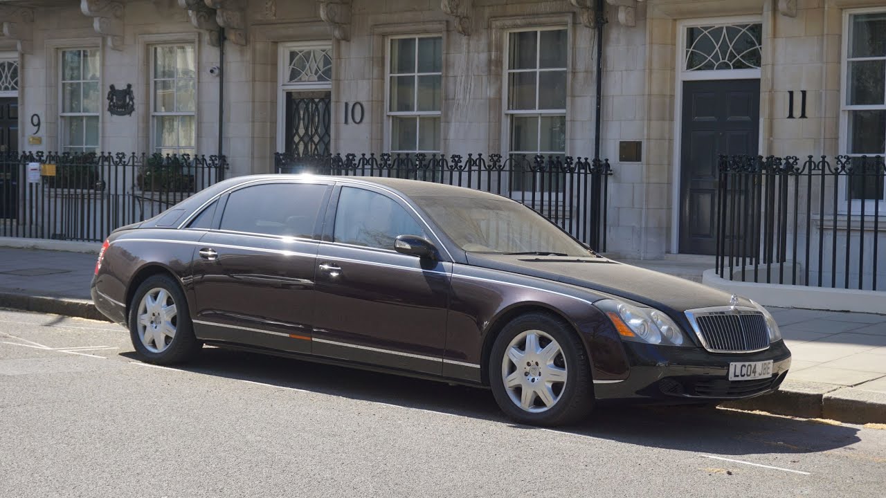 Dirty Mercedes Maybach 62, 2004 Walkaround London - YouTube