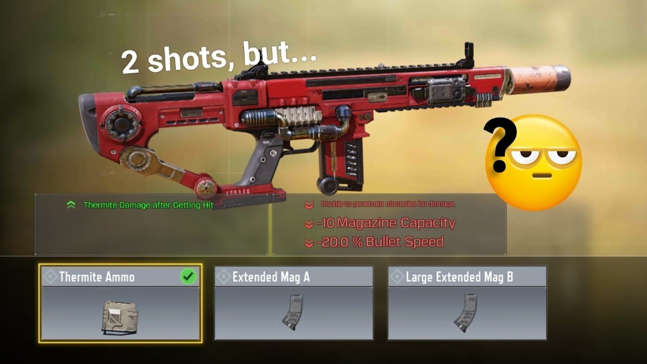 Thermite ammo for the Man of war, is it a good attachment in cod mobile ...