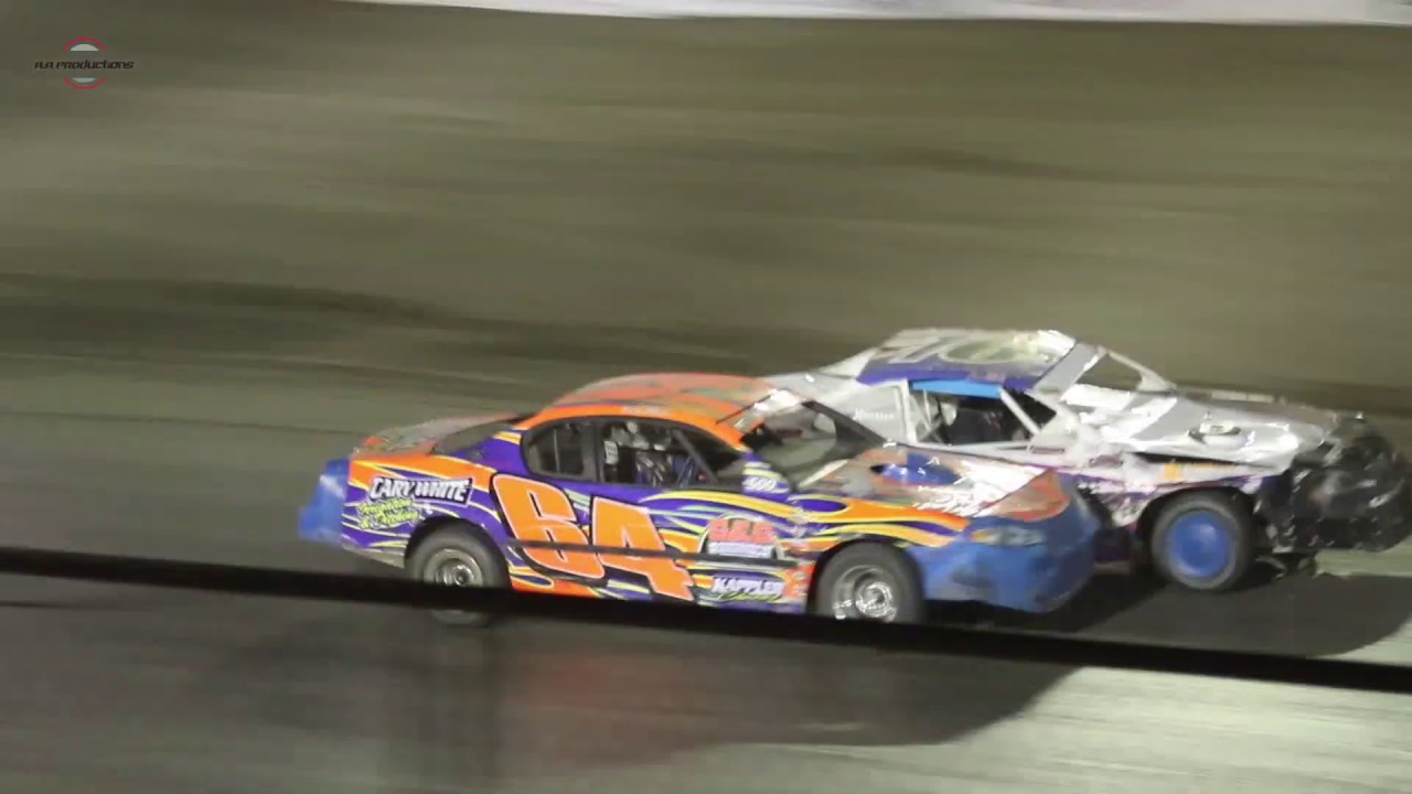 Fairgrounds Speedway IMCA Stock Car Main Event 9/28/19 - YouTube