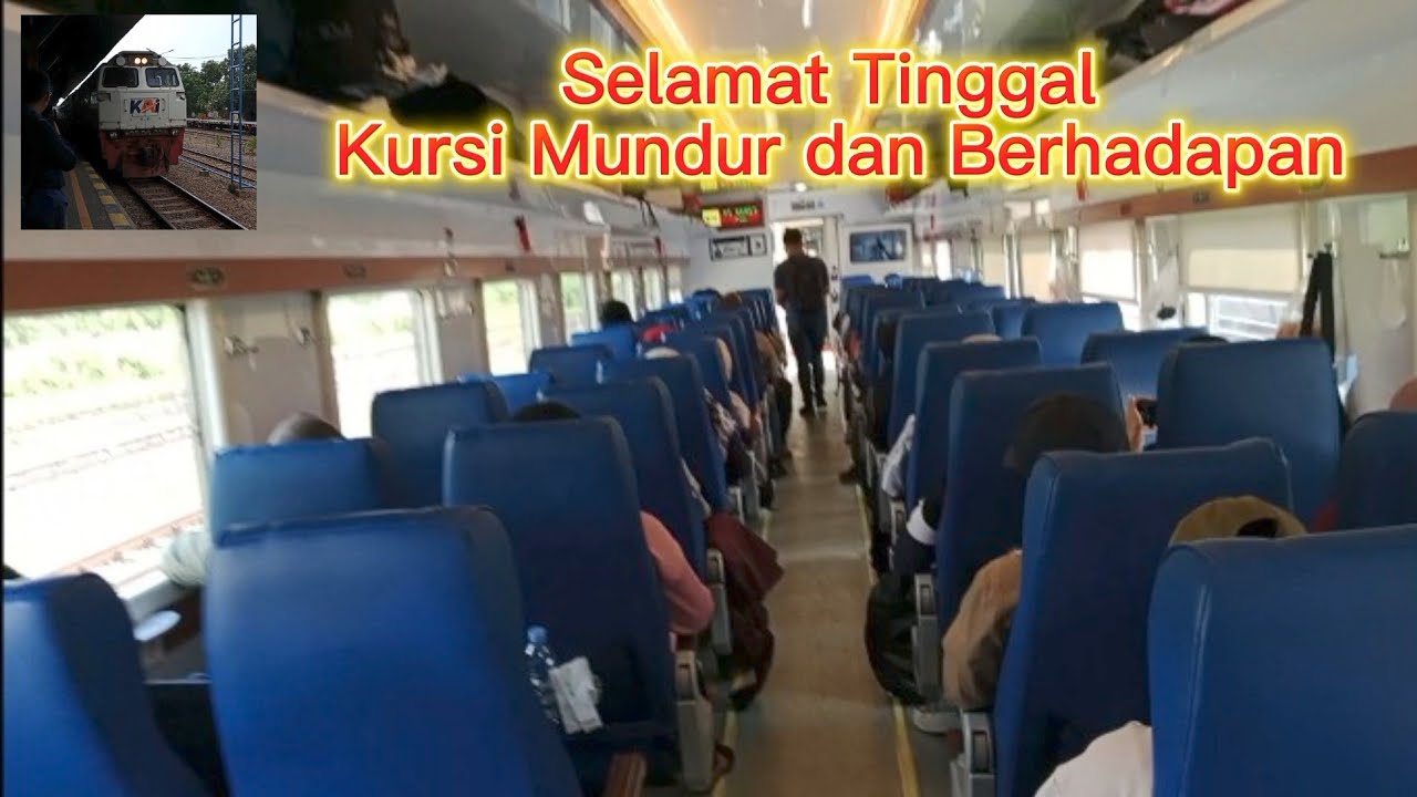 Tidak Pusing Lagi Karena Semua Kursi Sudah Menghadap ke Depan di Kereta ...
