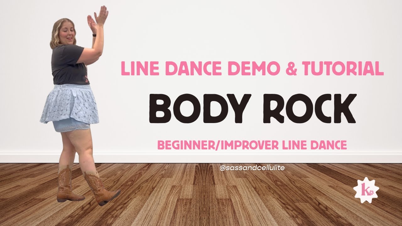 Body Rock (September) - Line Dance Demo & Tutorial - YouTube