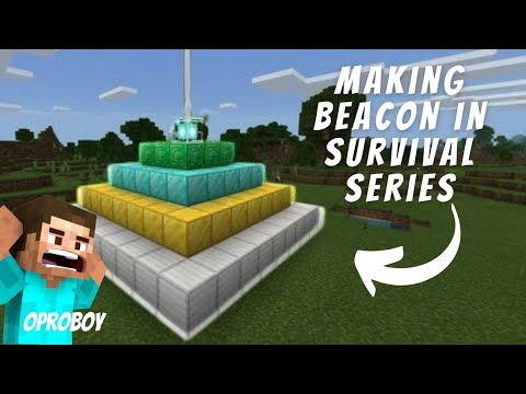 MAKING BEACON IN SURVIVAL WORLD 😱 | #viralvideo #minecraft | - YouTube