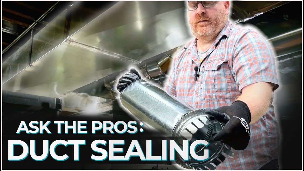All About Duct Sealing – Finding and Fixing Leaks - YouTube