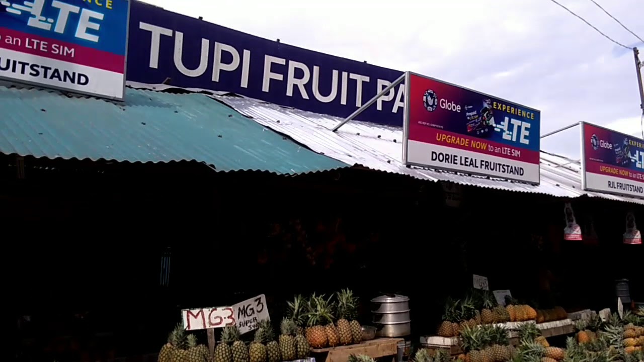 Tupi Fruit Park along National Highway, Tupi, South Cotabato - YouTube
