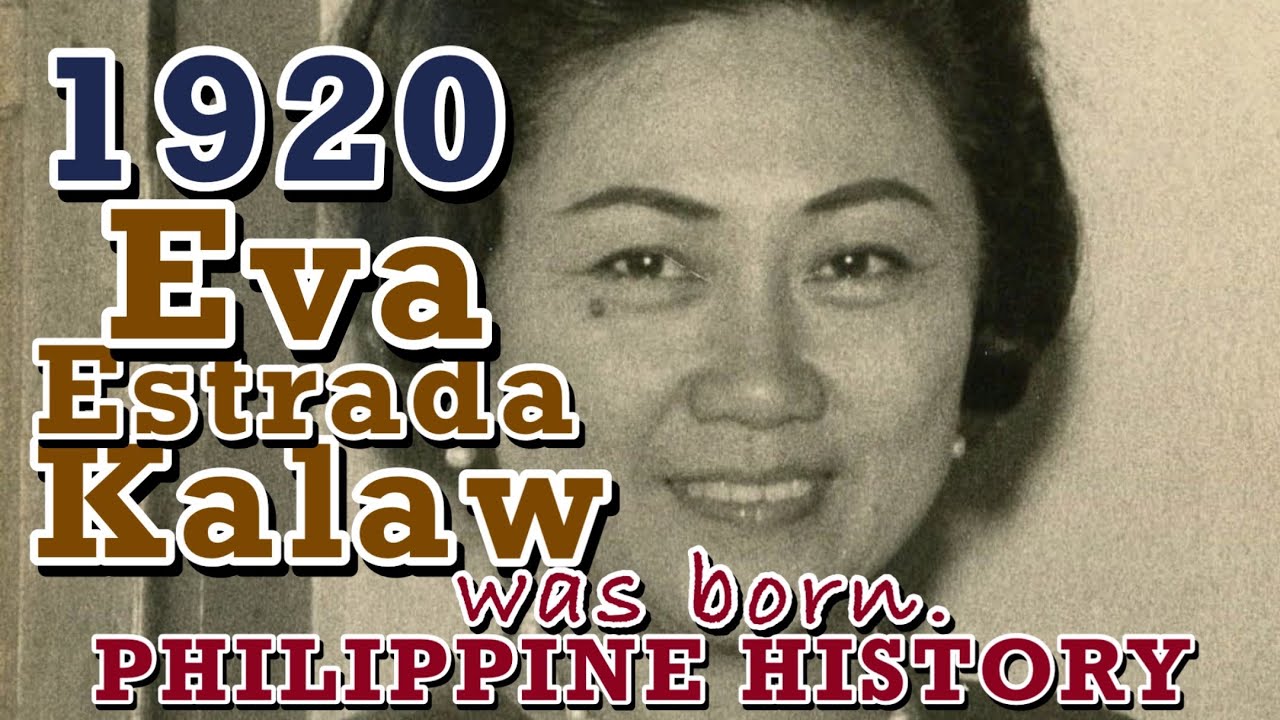 1920, Eva Estrada Kalaw first Woman Senator re-elected was born in ...