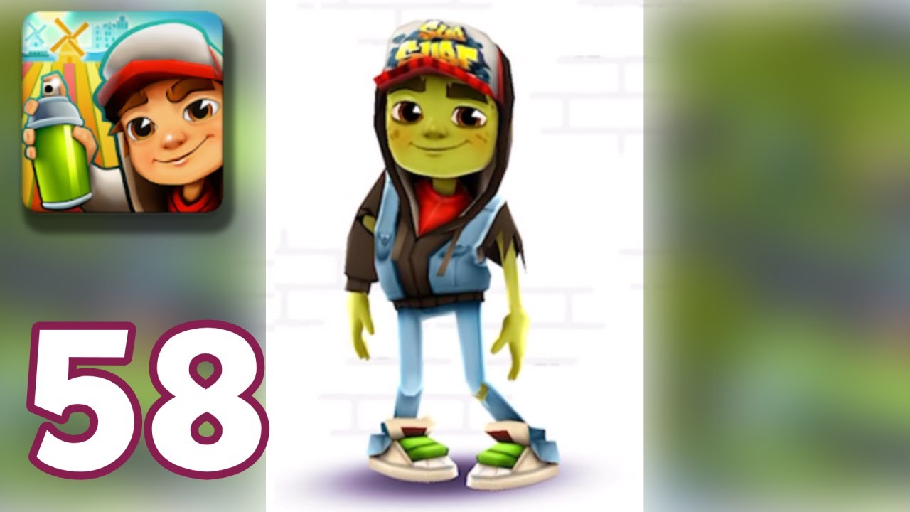 Subway Surfers - Gameplay Walkthrough Part 58 - Zombie Jake (iOS ...