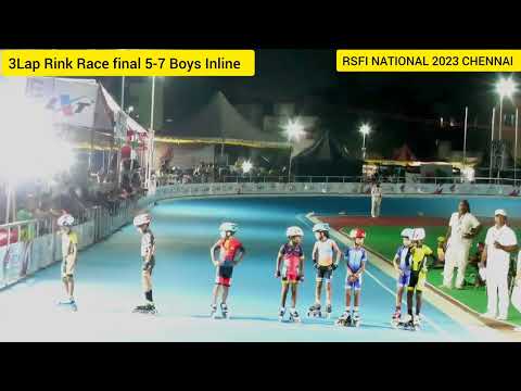 3 Lap Final Race Inline Boys (5-7 yrs): 61st RSFI NATIONAL 2023 Chennai ...
