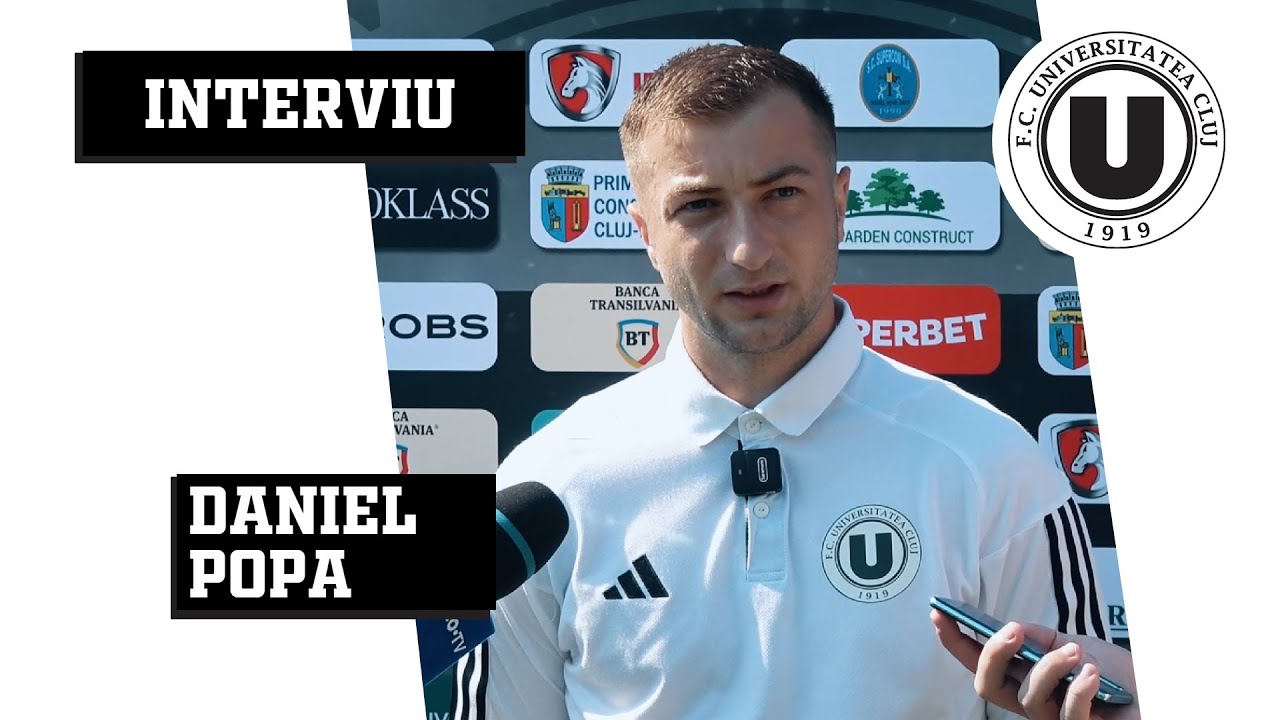 INTERVIU | Daniel Popa prefațează partida cu Dinamo - YouTube