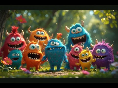 Color Monsters – Roar in Red – Fun Nursery Rhyme for Kids - YouTube
