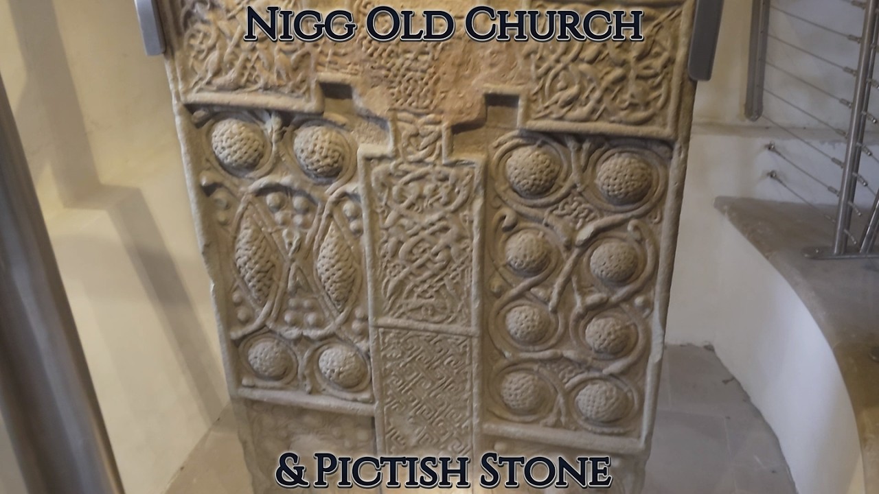 Nigg Church & Pictish Stone - YouTube
