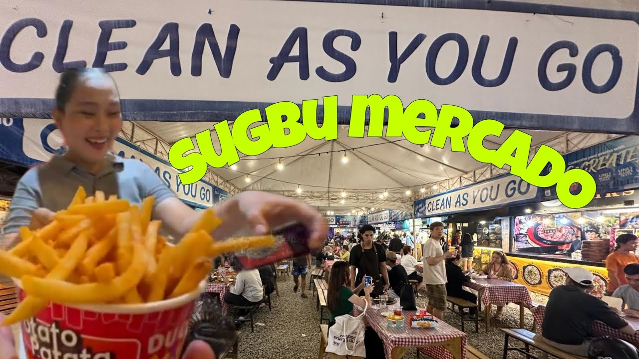 SUGBU MERCADO - CEBU IT PARK | CEBU STREET FOODS WALKING TOUR - YouTube