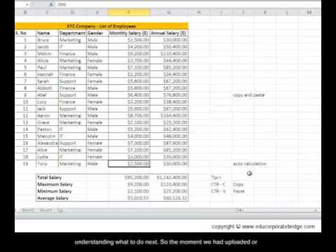 How to use Excel - Excel Calculations Video - Microsoft Excel Tutorials ...