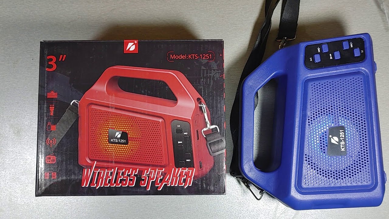 Sixonic KTS 1251 Portable Solar Wireless Speaker Flash LED Light Price ...