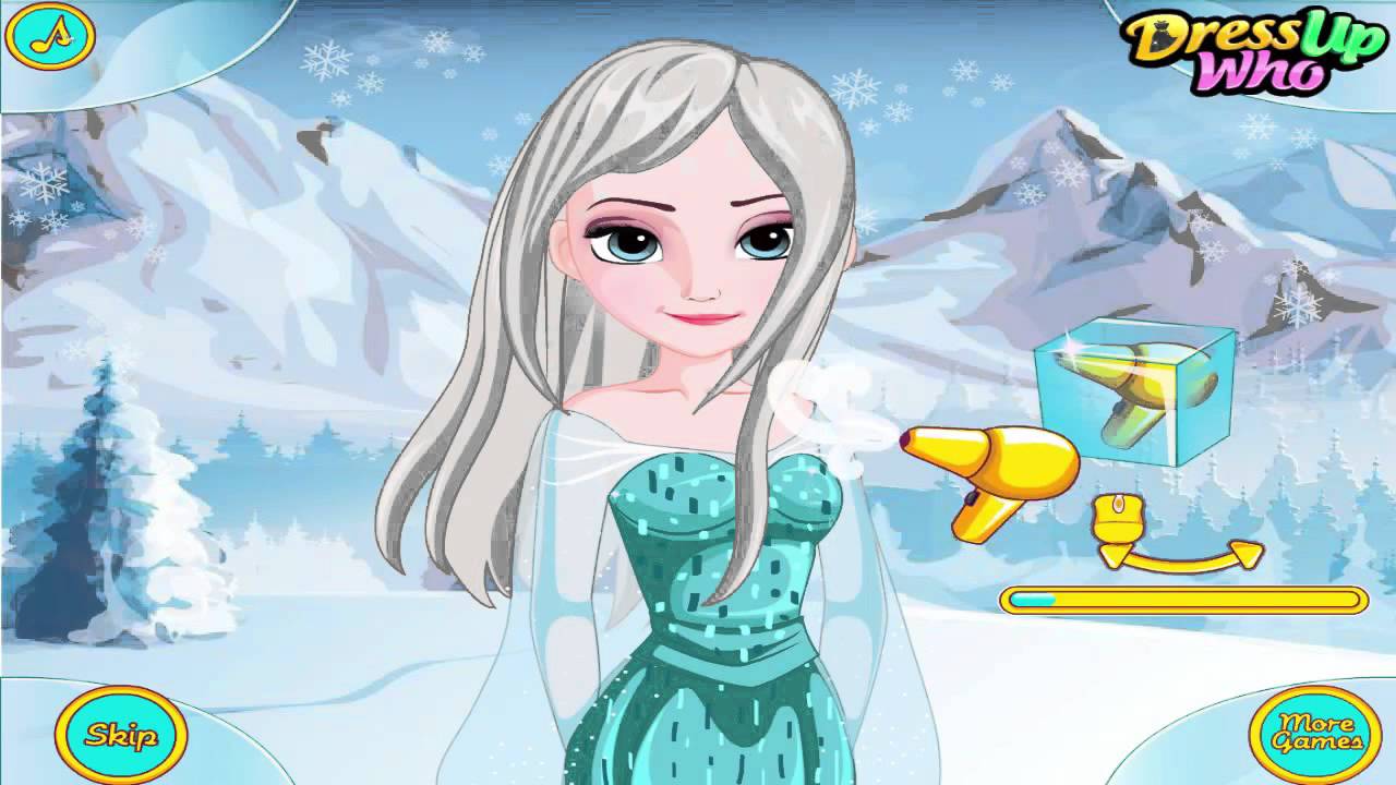 ♥ Frozen Elsa Feather Chain Braids ♥ Disney Frozen Elsa Hairstyle Game ...