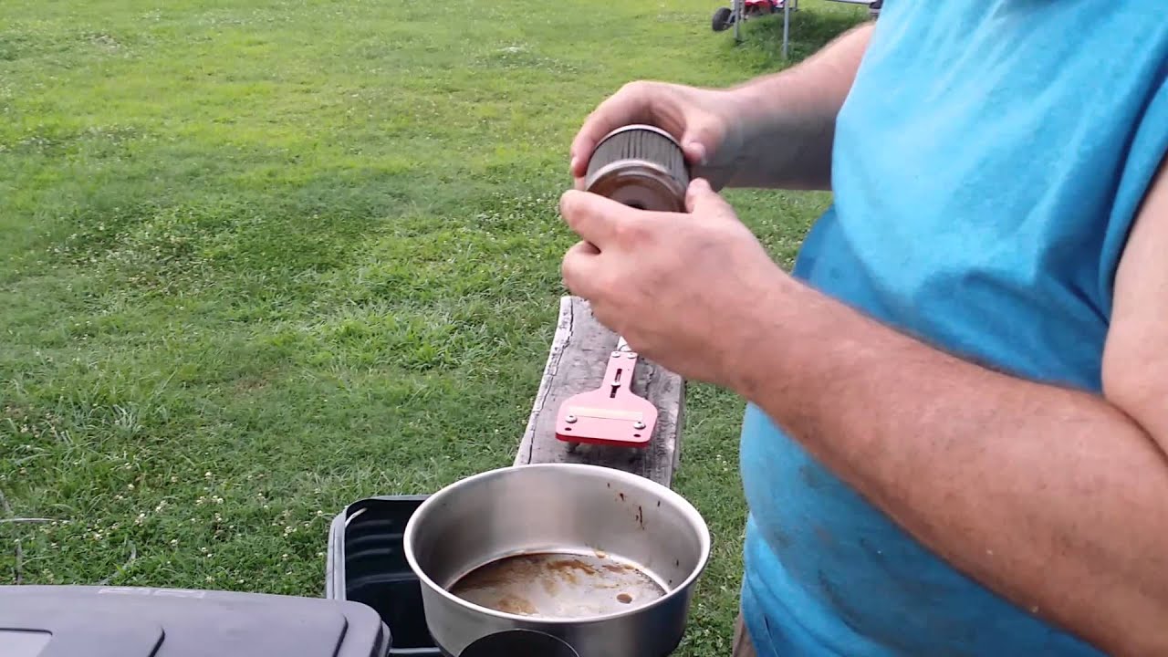 PF48 oil filter cut open - YouTube