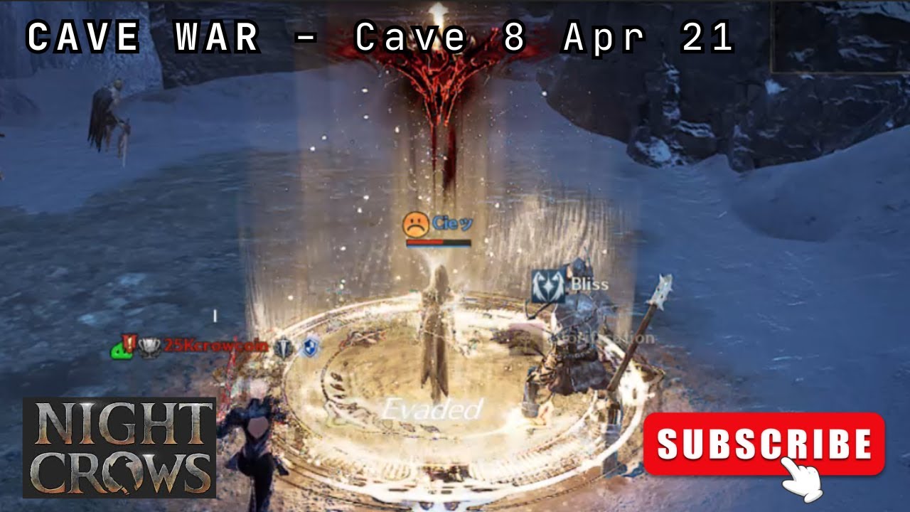 Night Crows Cave War - C8 4-21-25 - YouTube