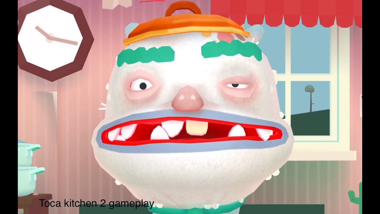 Toca Kitchen 2 gameplay: Order with monster (Watermelon and Pineapple ...