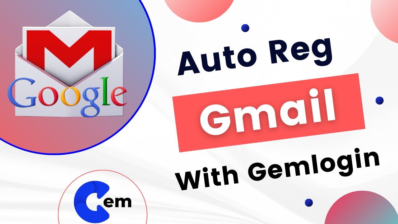 Reg Gmail hàng loạt với Gemlogin - YouTube