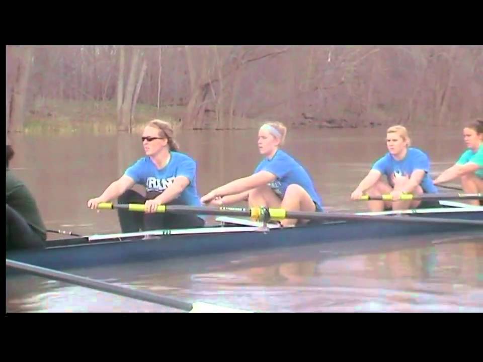 GVSU Varsity Women's Rowing 1v Practive 04-25-11 - YouTube
