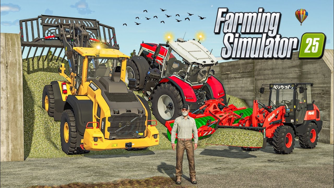 Try COMPACTING Chaff Into SILAGE In Fs25 | Farming Simulator 25 | - YouTube