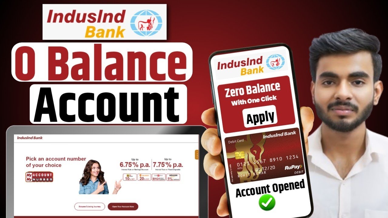 Indusind Bank Account Opening Online 2024 Indusind Bank Zero Balance ...
