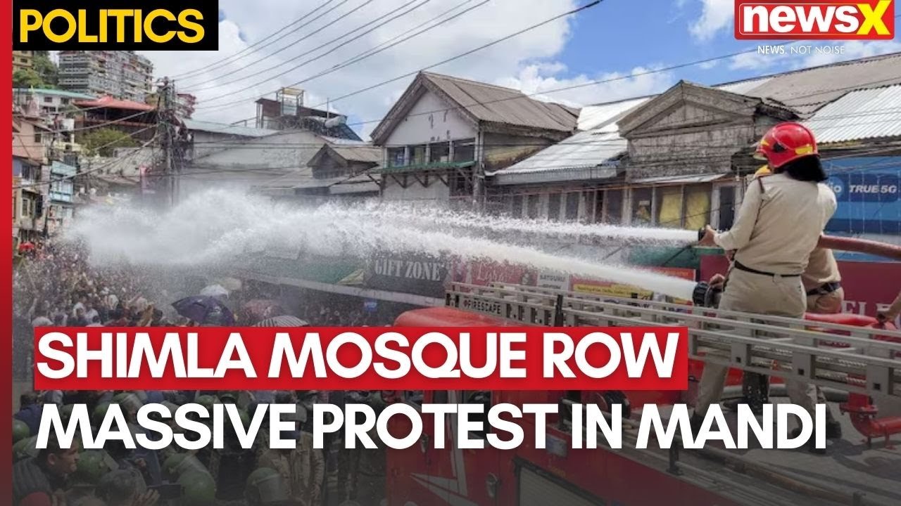 Shimla Mosque Row | Massive Protest In Mandi | NewsX - YouTube