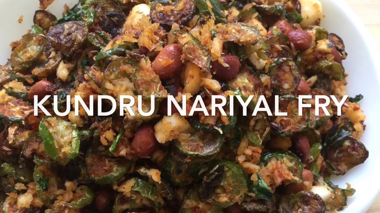 QUICK & EASY KUNDRU FRY - TINDORA FRY - IVY GOURD FRY - TENDLI FRY ...