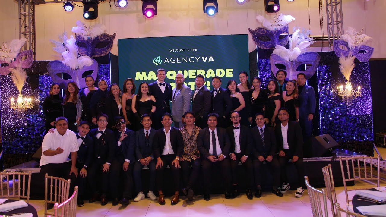Masquerade Party for Team Philippines | November 2023 | Agency VA - YouTube