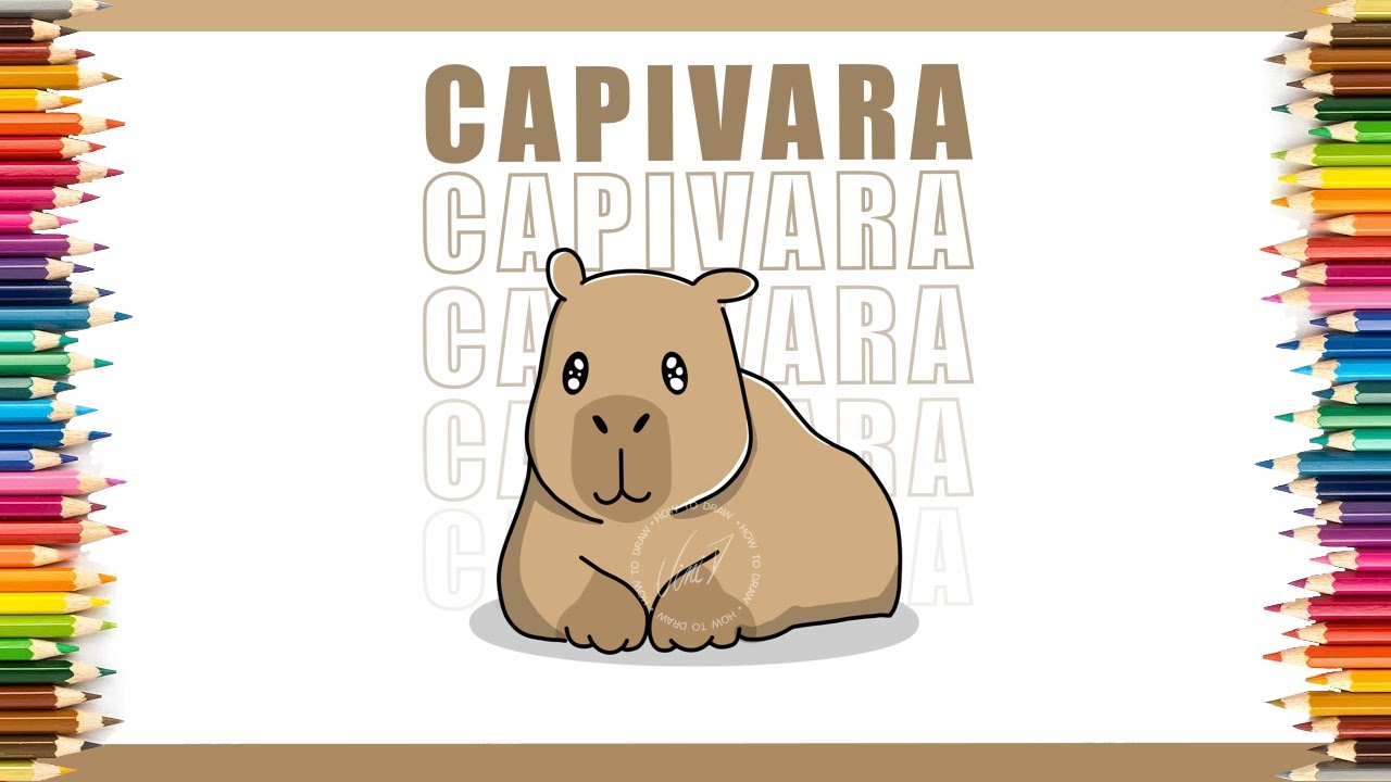 Como Desenhar uma Capivara - YouTube