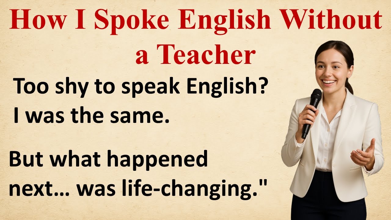 How I Spoke English Without a Teacher | Learn English Through Story ...