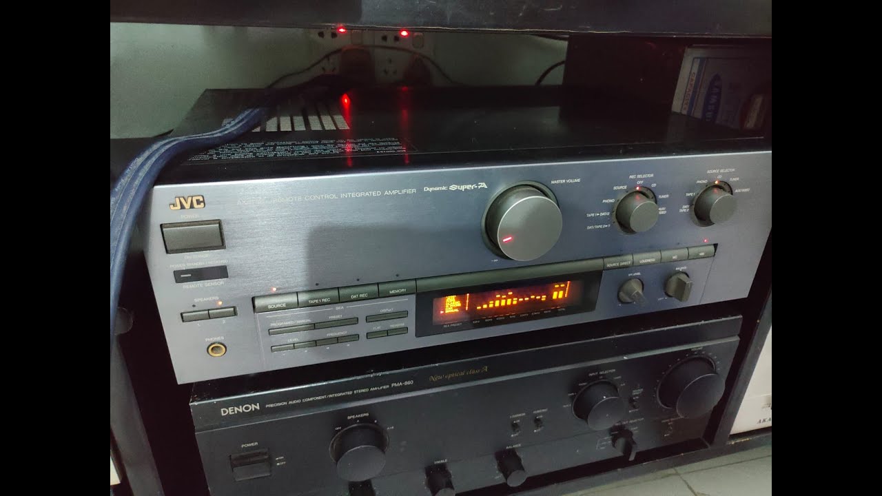 JVC AX-R741 Integrated Amplifier - YouTube