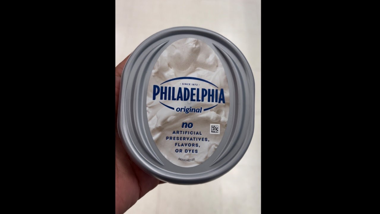 Philadelphia Original Cream Cheese Spread Tub - 8 Oz - YouTube